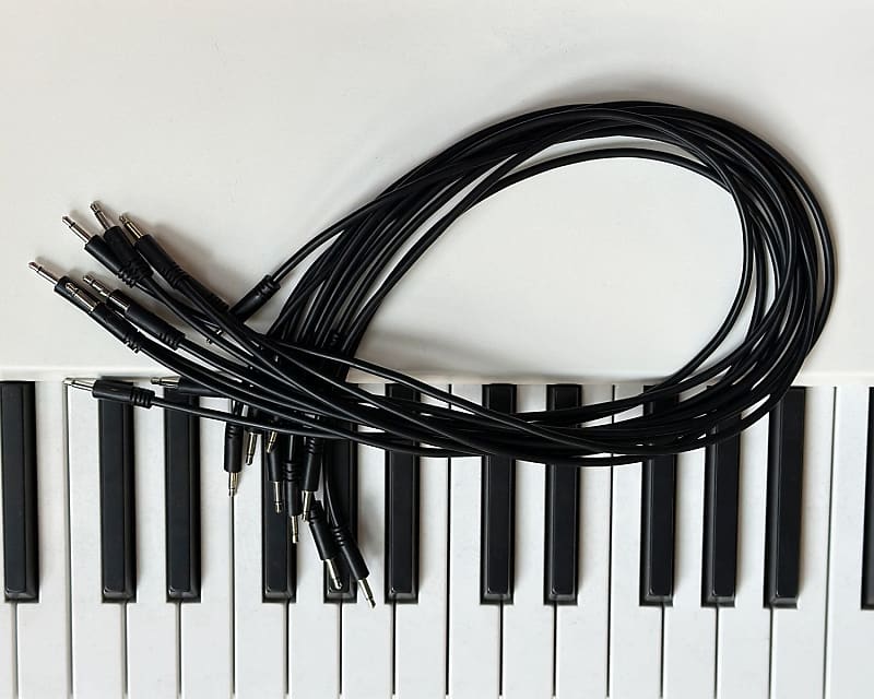 Polar Noise Eurorack Patch Cable 60cm - 10 Pack (Black) | Reverb
