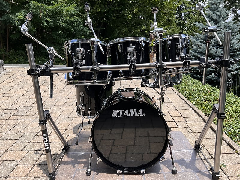 Vintage 1980s Tama Granstar Drum Set w/ Power Tower Rack | Reverb