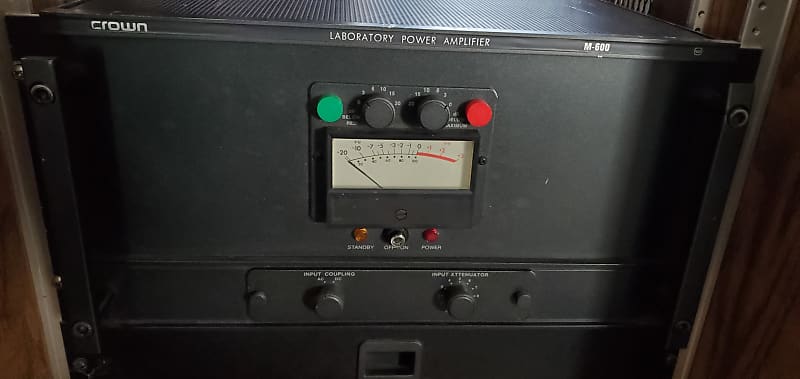 Crown M600 Mono Block Class A/B Amplifier Bench Tested In | Reverb