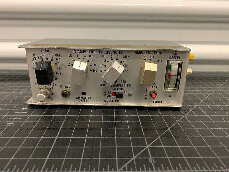 Grass Instrument P15 AB Pre Amplifier Lab Equipment 11Q15F | Reverb