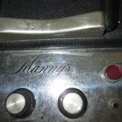 Manny's R-1 Reverb Unit 1960s - Black/NYC/Legendary | Reverb