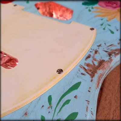 Guardian Handpainted Guitars Telemaster 2024 - Sonic Blue | Reverb