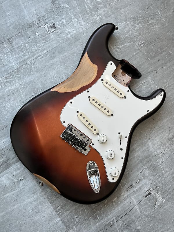 Loaded Fender Reliced FSR Limited Copperburst Stratocaster | Reverb
