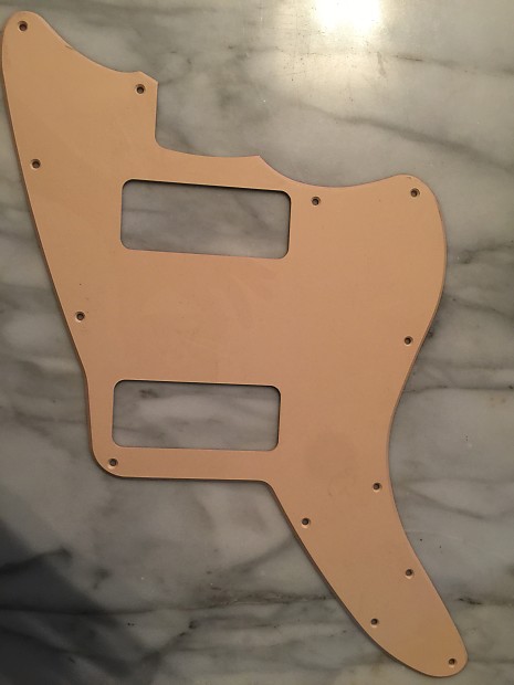 Warmoth Jazzmaster Pickguard Cream P90 cutout | Reverb