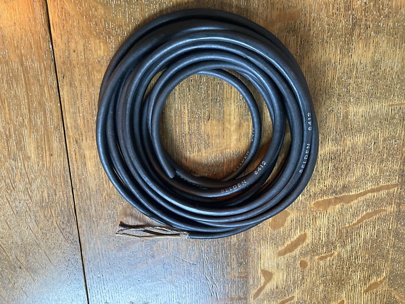 Belden ribbon microphone cable 1960s - black brown | Reverb UK