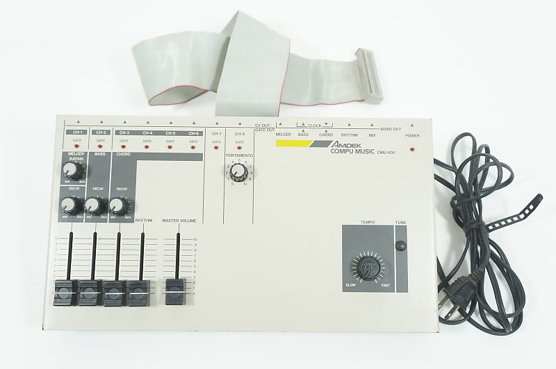 AMDEK CMU-800 COMPU MUSIC Analog Synthesizer Drum Machine | Reverb UK