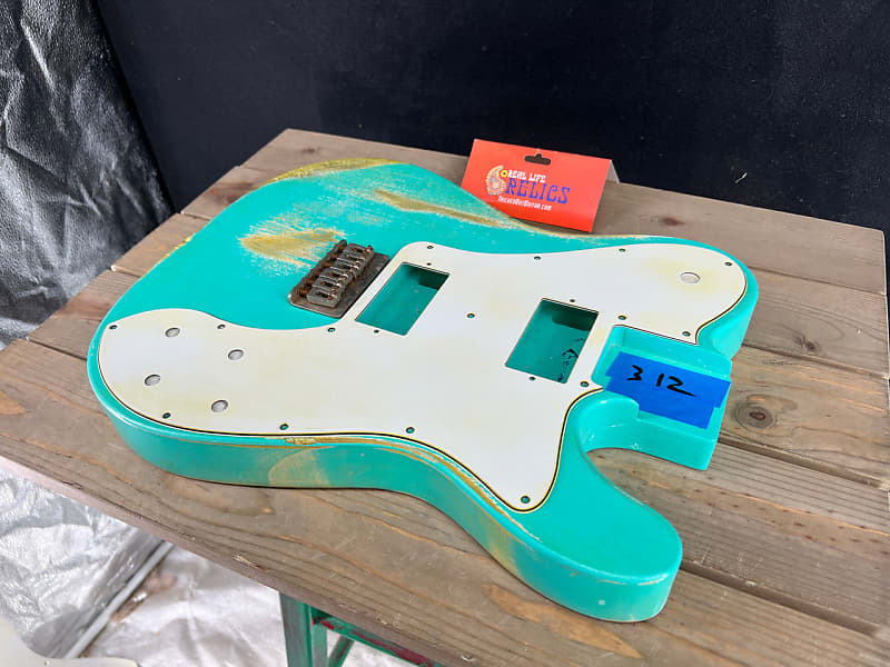 Real Life Relics 72 Tele® Deluxe Body Aged Seafoam Green | Reverb
