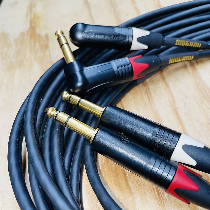 Mogami Gold Stereo Balanced Keyboard Cable 20’ 2023 - Black | Reverb