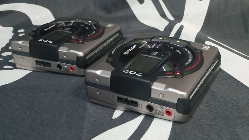 Sharp 702 Minidisc Recorders - 2 (pair) w/ (xtras) | Reverb