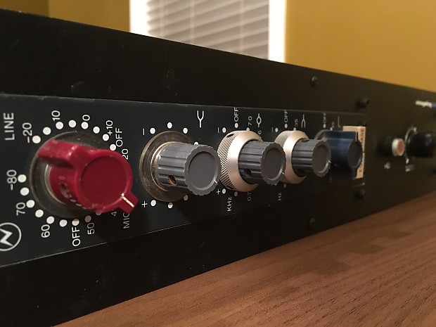 Vintage Neve 1066 Pre-amp in Vintage King Rack | Reverb