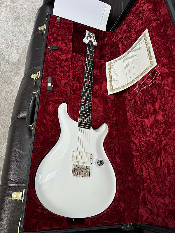 2018 PRS Private Stock Custom 24 Baritone - Jet White. Single | Reverb