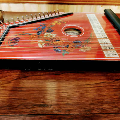 Jubeltone Zither 1940-60's ? - Painted | Reverb