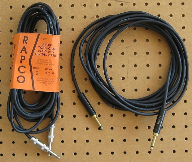 (2) Rapco guitar cables new | Reverb