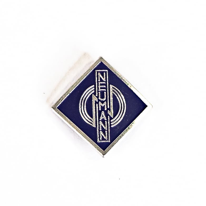 Genuine Neumann U87 Microphone Replacement Purple Logo Badge | Reverb