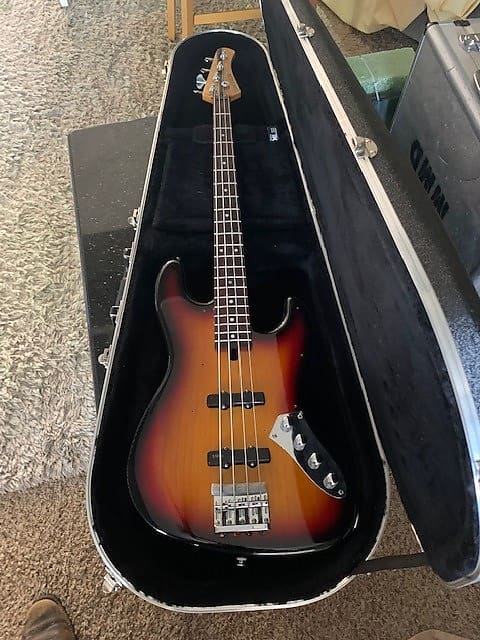 modulus genesis 4 string bass 2002 sunburst | Reverb UK