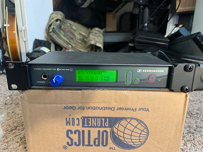 Sennheiser G2 IEM A 518-554 MHz SR300 stereo transmitter rack | Reverb