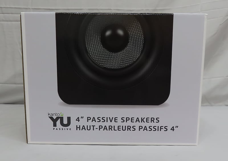NEW - Kanto YUP4 YU4 YU 4" Passive Speaker Pair - Black 70 | Reverb