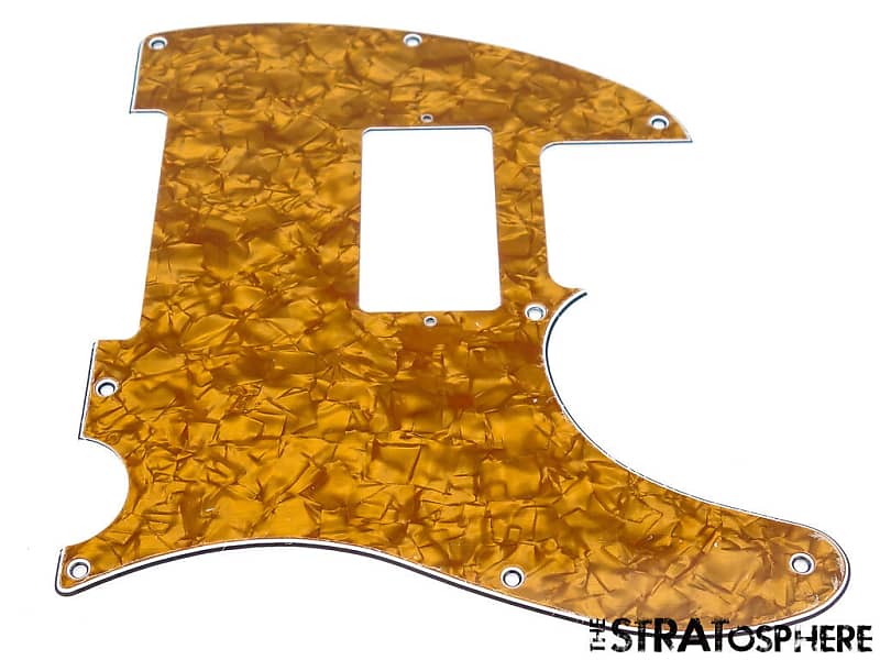 *NEW Gold Pearloid HUMBUCKER Telecaster PICKGUARD for USA | Reverb