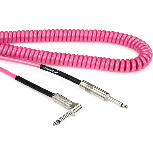 Lava Cable Retro Coil Instrument Lead 20ft Straight to Right | Reverb