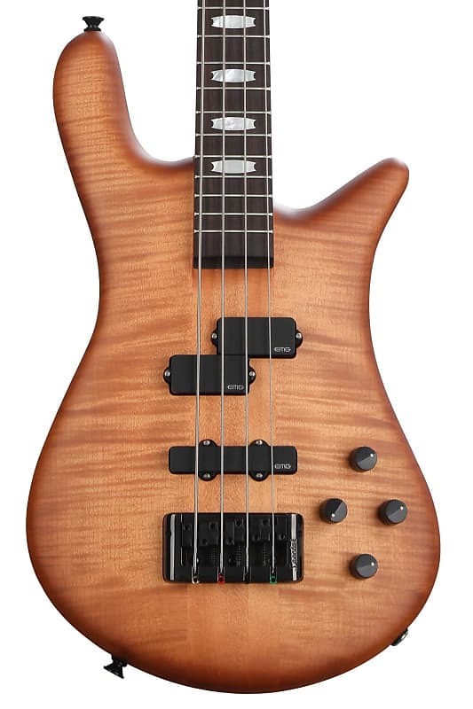 Spector Euro 4 LX Electric Bass Guitar - Natural Sunburst | Reverb