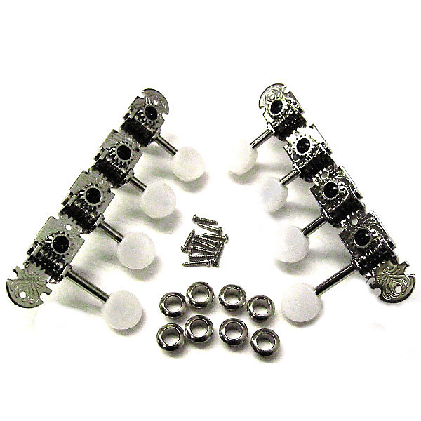 Mandolin F Style Chrome Plated Tuning Machines - Chrome | Reverb