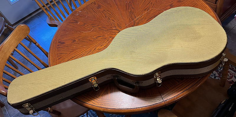 Les Paul Vintage Look Tweed/Brown/Red Guitar Case | Reverb