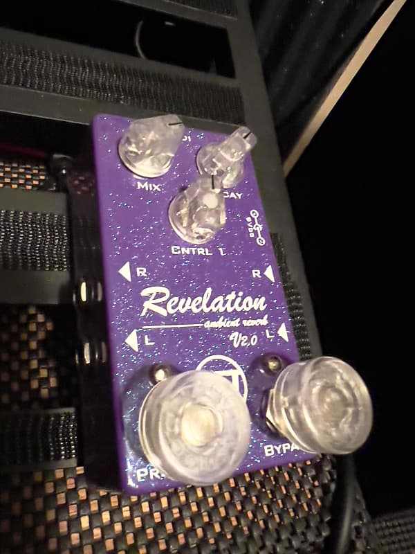 Jet Pedals Revelation Reverb v2 w/ MIDI 2022 - Purple sparkle | Reverb