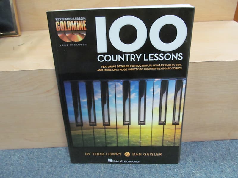 Hal Leonard 100 Country Lessons Book and 2 Cd's by Todd Lowry | Reverb