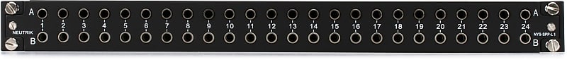 Neutrik NYS-SPP-L1 48-point 1/4" TRS Balanced Patchbay | Reverb