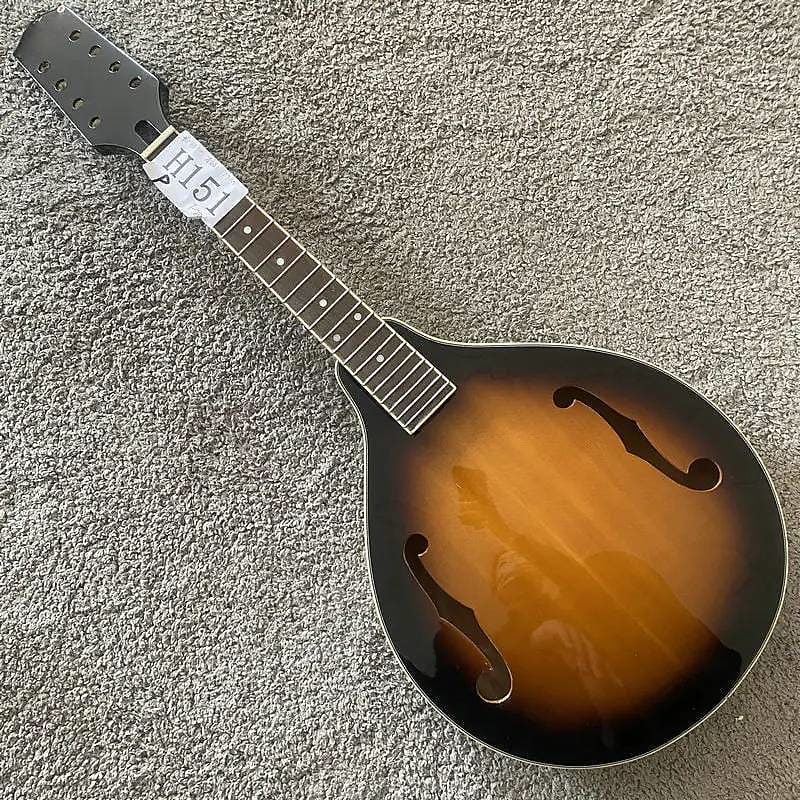 DIY Project Tobacco Burst 8 String Mandolin, 20 Frets | Reverb