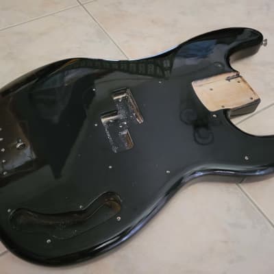 Fender Japan P bass body mij - Black | Reverb