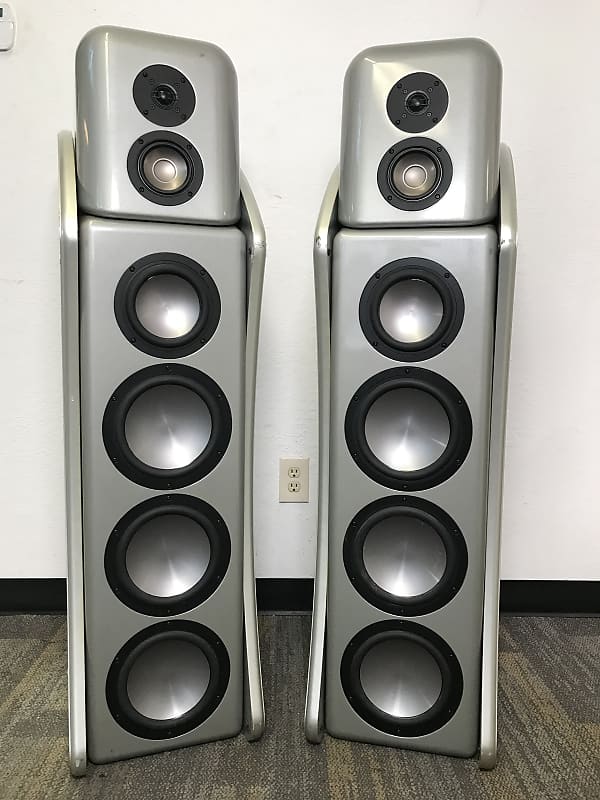 Revel Ultima Salon Tower Speaker Pair (Silver) | Reverb