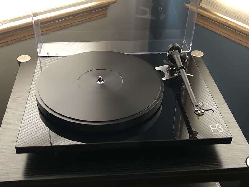 Rega P3 Turntable with Exact Cartridge Late 2021 - Gloss | Reverb