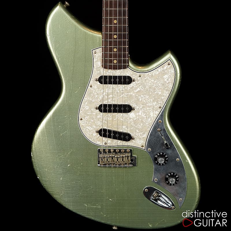 Novo Serus S Firemist Green Dennis Fano Built Relic | Reverb Canada