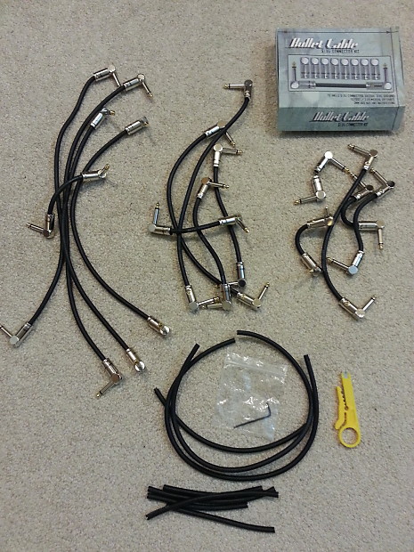 Bullet Cable for Pedalboard (30 slug connectors w/ cables) | Reverb