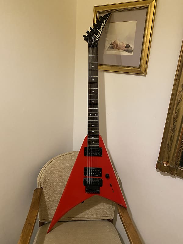 Jackson Professional Rhoads EX 1993 - Blood Red | Reverb UK