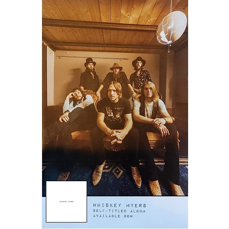 Whiskey Myers - S/T Ltd Ed RARE Tour Poster! Cody Jinks | Reverb