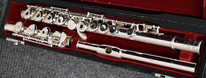 Pearl PF-661 Silver Head Open-Hole Flute with Offset G, Split | Reverb