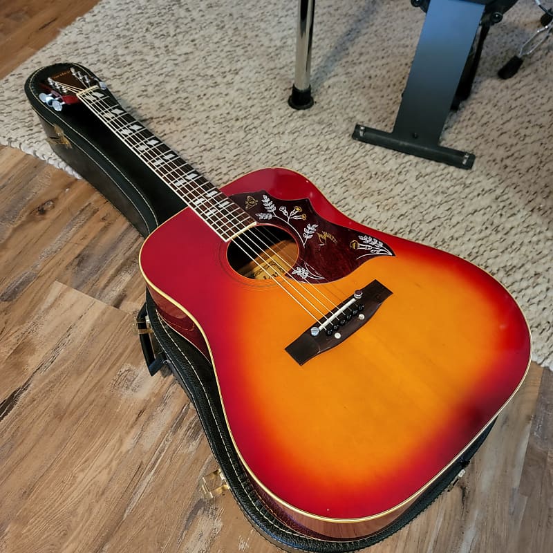 Cortley W 65H Hummingbird Lawsuit Era Acoustic Guitar Open | Reverb
