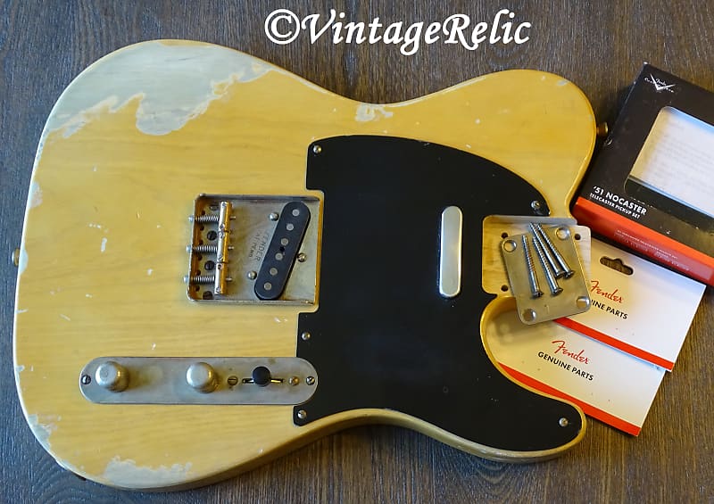 aged RELIC nitro Blackguard Telecaster Nocaster ASH loaded | Reverb