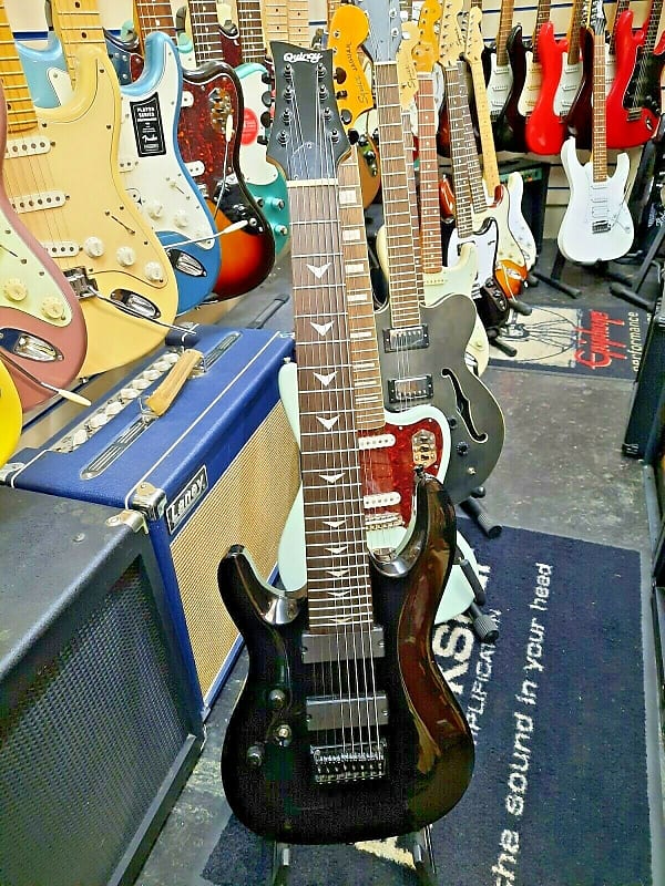 Quincy Left Handed 8 String Electric Guitar | Reverb