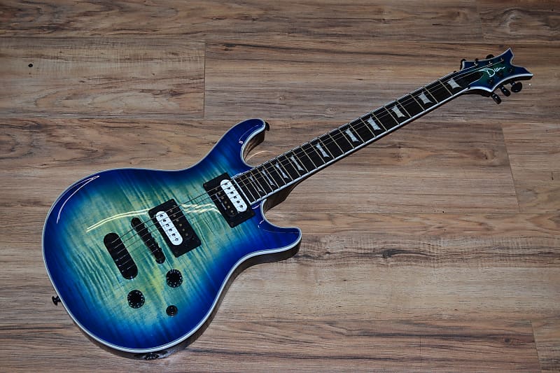 Dean Select Series Icon Flametop in Ocean Burst | Reverb