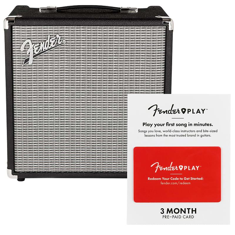 Fender Rumble 25 (V3) Bass Amplifier with 8" Speaker, | Reverb