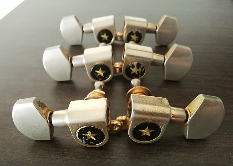 Vintage GOTOH Star 3x3 Guitar Tuners Machine Heads | Reverb Canada