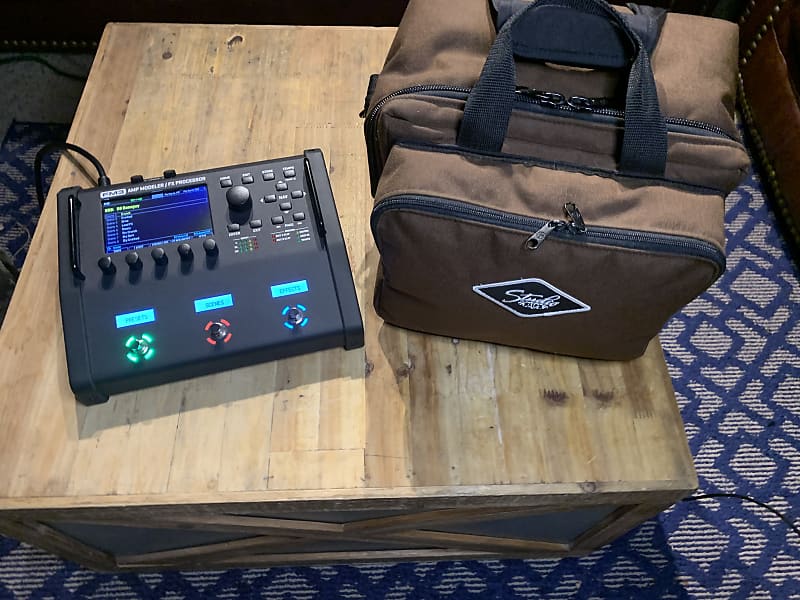 Fractal Audio FM3 Processor & Studio Slip Gig Bag 2020s Black | Reverb