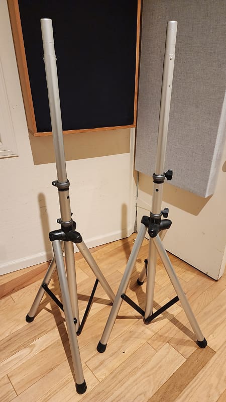 Pair of Ultimate Support PA Aluminum Speaker Stands, exc cond | Reverb