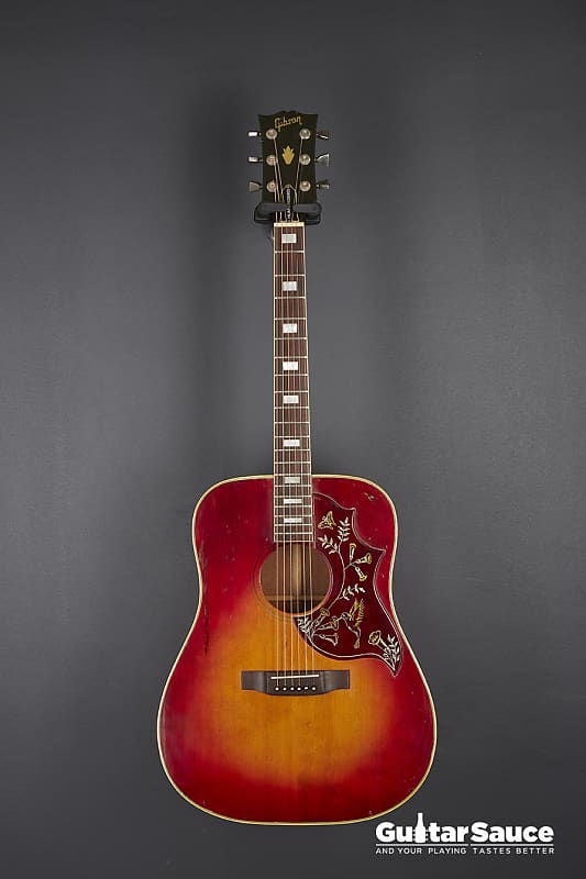 Gibson Hummingbird cherry red - 1982 (Cod.1508) | Reverb UK