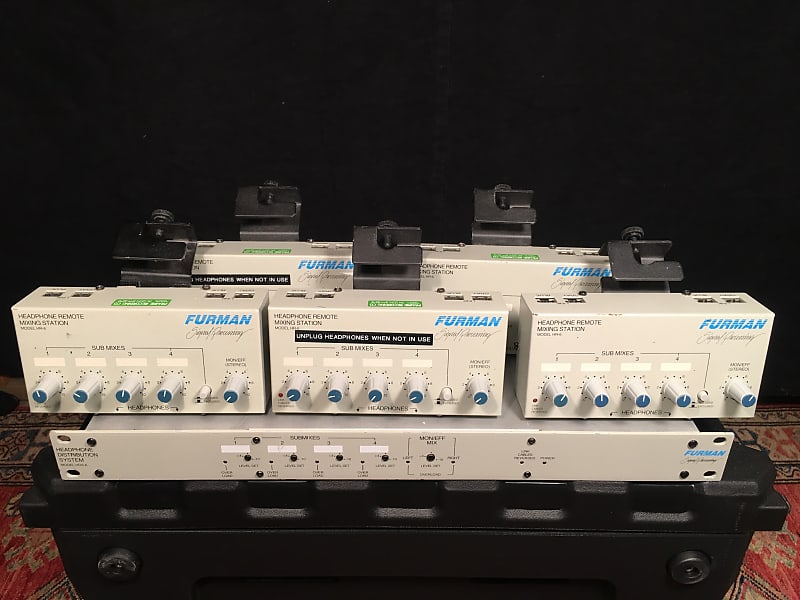 Furman HDS-6 / HR-6 Recording Studio Headphone Distribution | Reverb