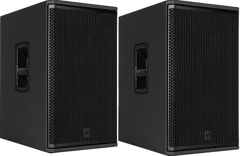 2X RCF SUB 15-AX Professional Active 15" Subwoofer 2200 Watts | Reverb