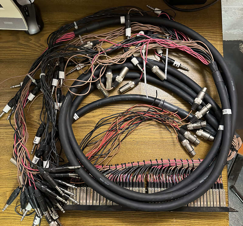Redco 96 Point TT Patchbay to Male TRS, XLR and Female XLR | Reverb